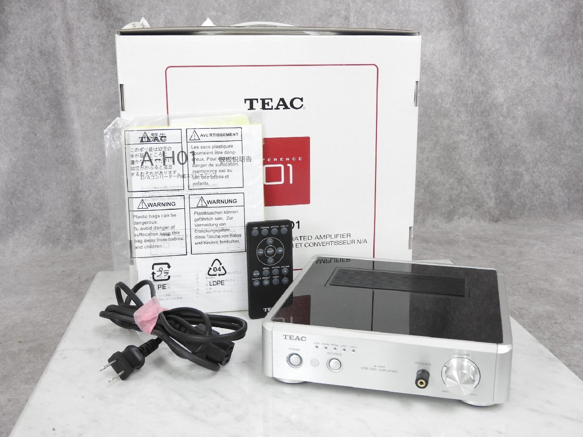 TEAC ティアック A-HO1 USB DAC搭載 プリメインアンプ 2012年製 箱付き ☆ジャンク☆ /【Buyee】 Buyee ...