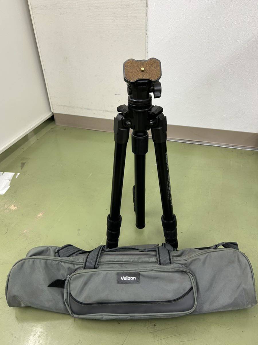≡ velbon carmagne 643三脚 PH-263 雲台 カメラ三脚 カメラアクセサリー カメラ用品 ケース付き ベルボン ...
