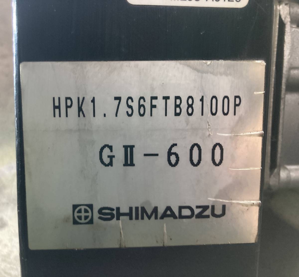 油圧ポンプ モーター パワーユニット ポンプ SHIMADZU 島津 澤藤電機 400-50554-76 0310-172-0111 ウイング ...