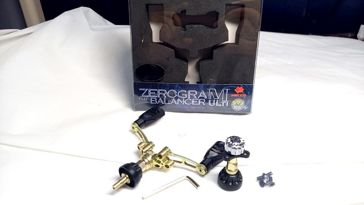 美品 シマノ用 34 サーティフォー 管162DF ゼログラ マルチ ダブルハンドル&バランサー シャンパンゴールド ZEROGRA MULTI /【Buyee】 Buyee ...