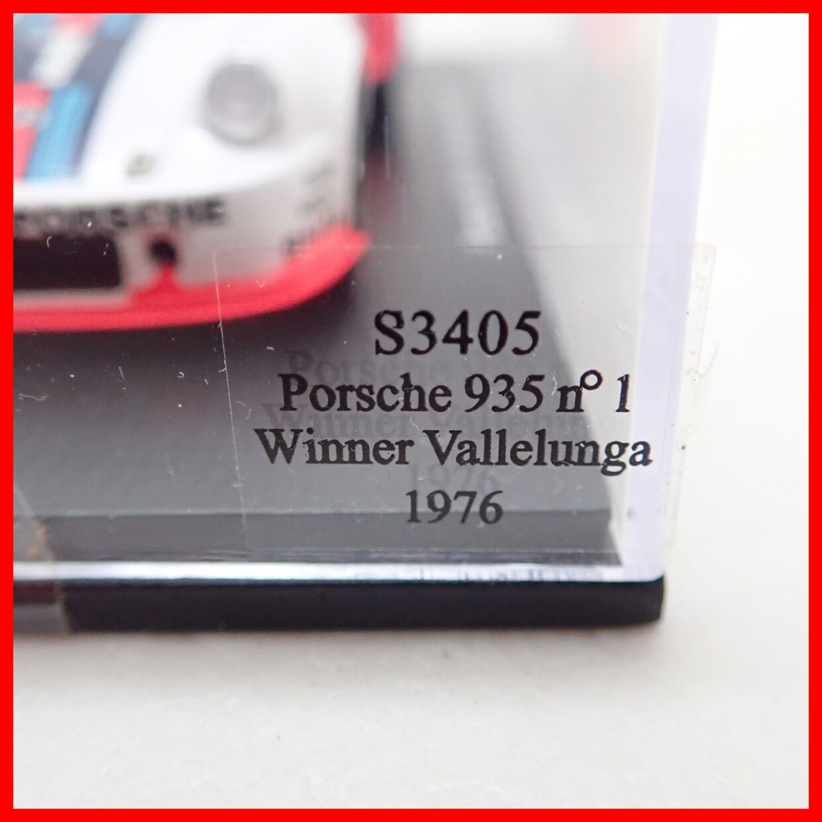 ☆スパーク 1/43 S3405 ポルシェ935 #1 ヴァレルンガ優勝 1976年 Porsche935 #1 Winner ...