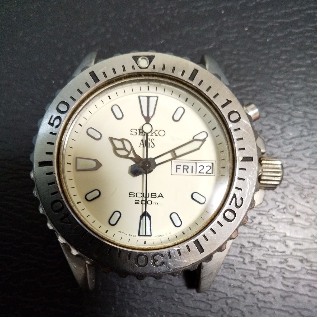 セイコーSEIKO ダイバーウォッチAGS 5M43-0C50 SUCBA 200m /【Buyee】 Buyee - Japanese ...