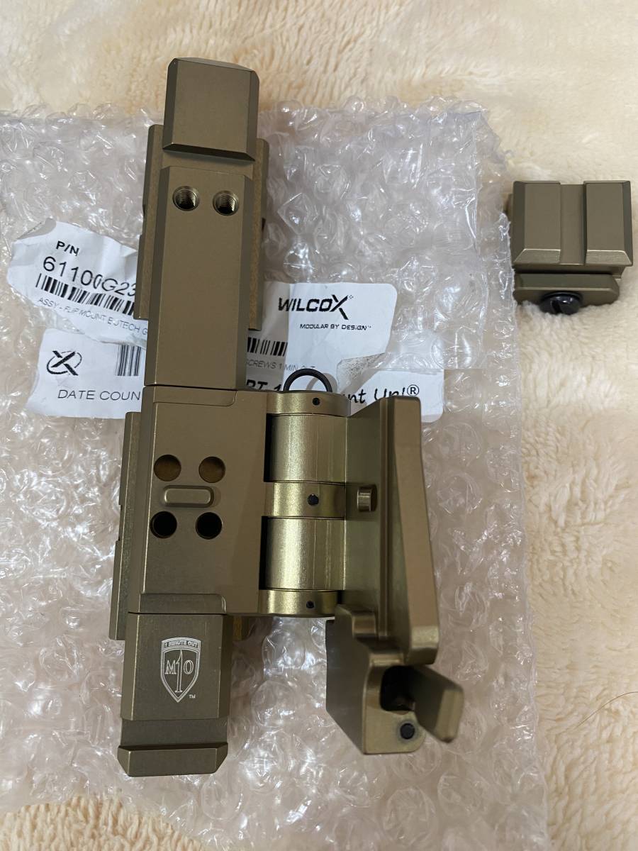 実物 wilcox riser flip mount cag delta devgru hk416 ptw トレポン eotech ...