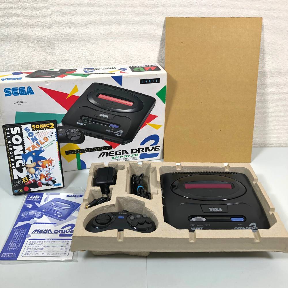 セガ メガドライブ2 本体 + ソニック ザ ヘッジホッグ 2 箱 取説 動作確認済み HAA-2503 Sega Mega Drive 2 MD /【Buyee】 Buyee ...
