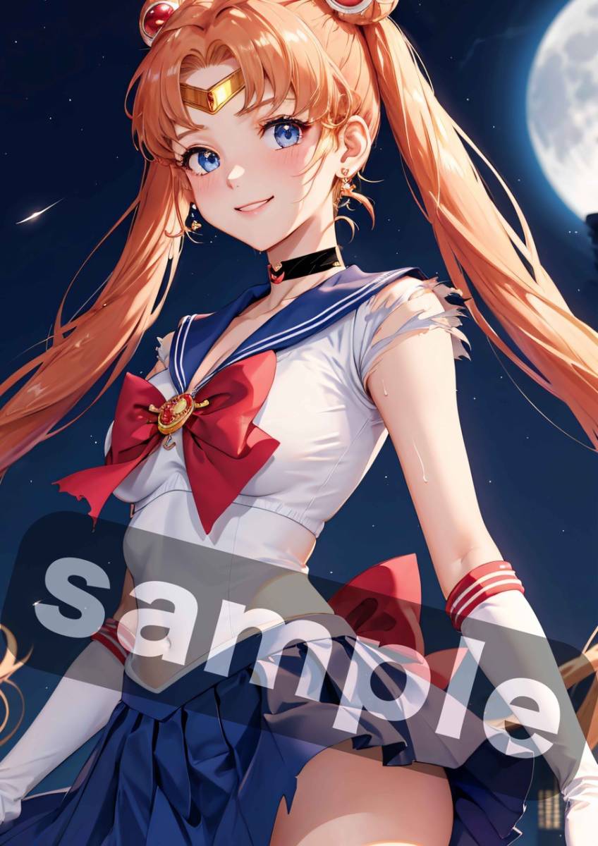 セーラームーン セーラームーン 月野 うさぎ E1220 Vol.45 同人 漫画 アニメ コスプレ 美女 高品質 A4 イラスト アート ...