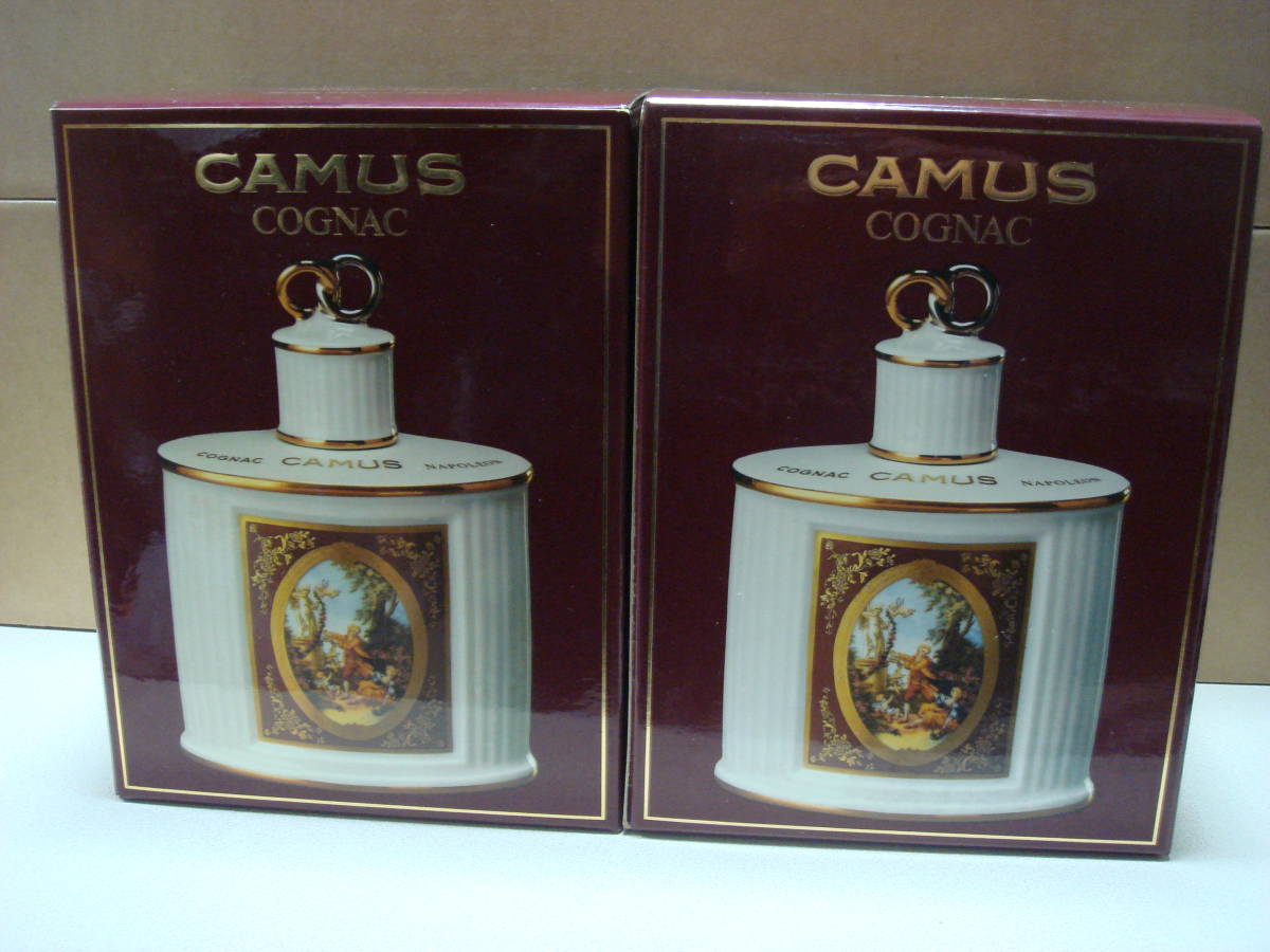 カミュ ナポレオン ラヴァーズリング 2本 未開栓 箱付 CAMUS Lovers Ring リモージュ22K GOLD 古酒 /【Buyee ...