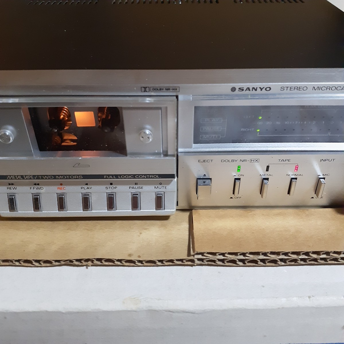 未使用 SANYO サンヨー RD− XM1 マイクロカセットデッキ テープデッキ 長期保管品 希少 箱付き 通電確認済み 動作確認済み ...