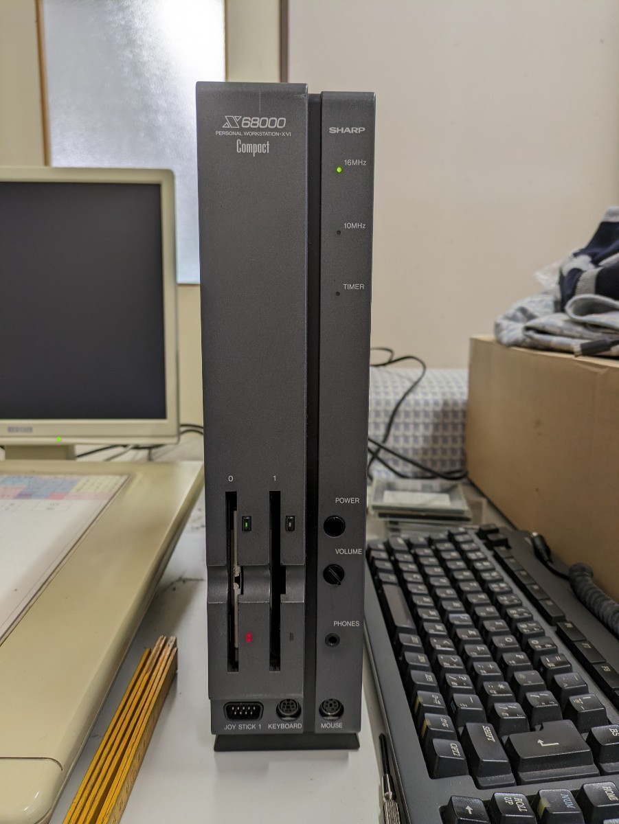 【1円〜】SHARP X68000 XVI Compact CZ-674C-H 本体 キーボード FDD ジャンク /【Buyee】 Buyee - Japanese Proxy ...