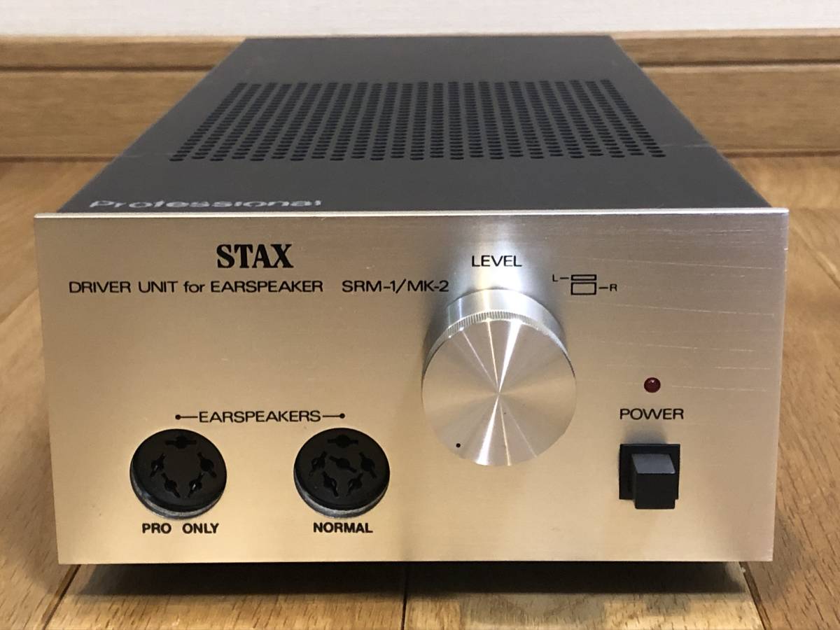 即決/送無 STAX スタックス SRM-1 MK2 PRO 入魂の一作 プロバイアス対応=最初のドライバー A級動作/バランス増幅/DC ...