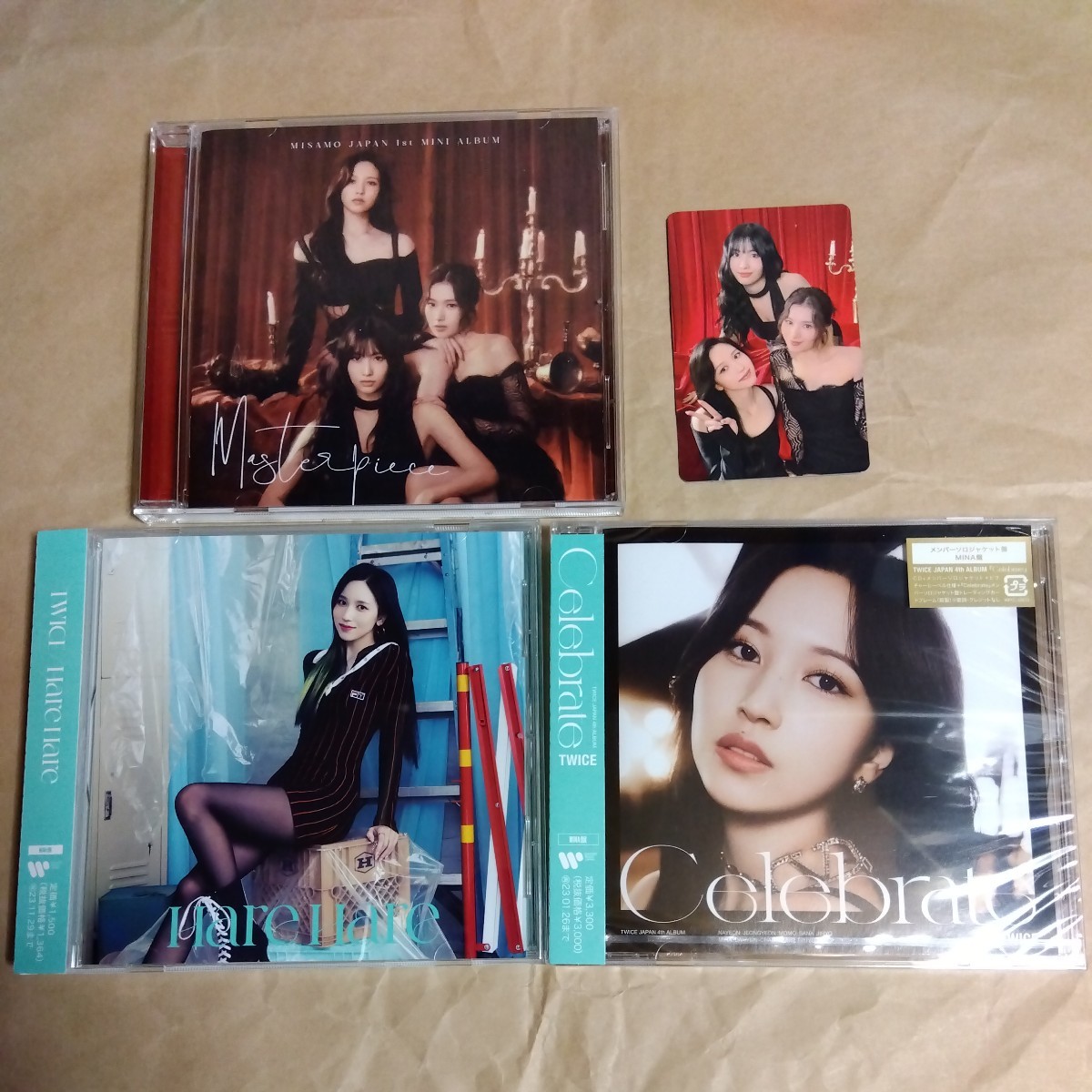 TWICE Celebrate ミナ盤 MISAMO Masterpiece HareHare 3点セット 韓国K-POP /【Buyee】 Buyee - Japanese Proxy ...