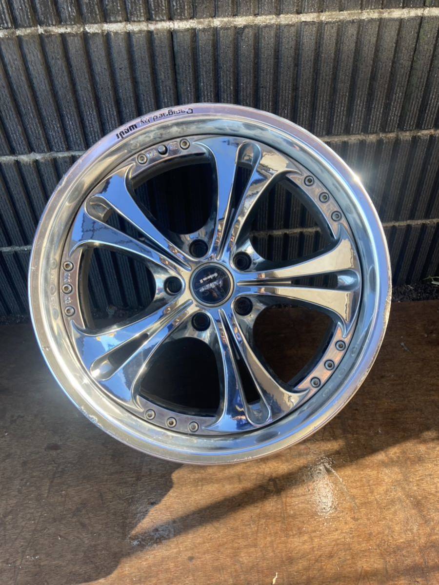 Weds Kranze ケルベロス2 3ピース 深リム 18インチ8JJ/OFF+25/PCD114.3/5Hハブ71mmキズ汚れあり歪みクラックありません1本 /【Buyee】 Buyee ...