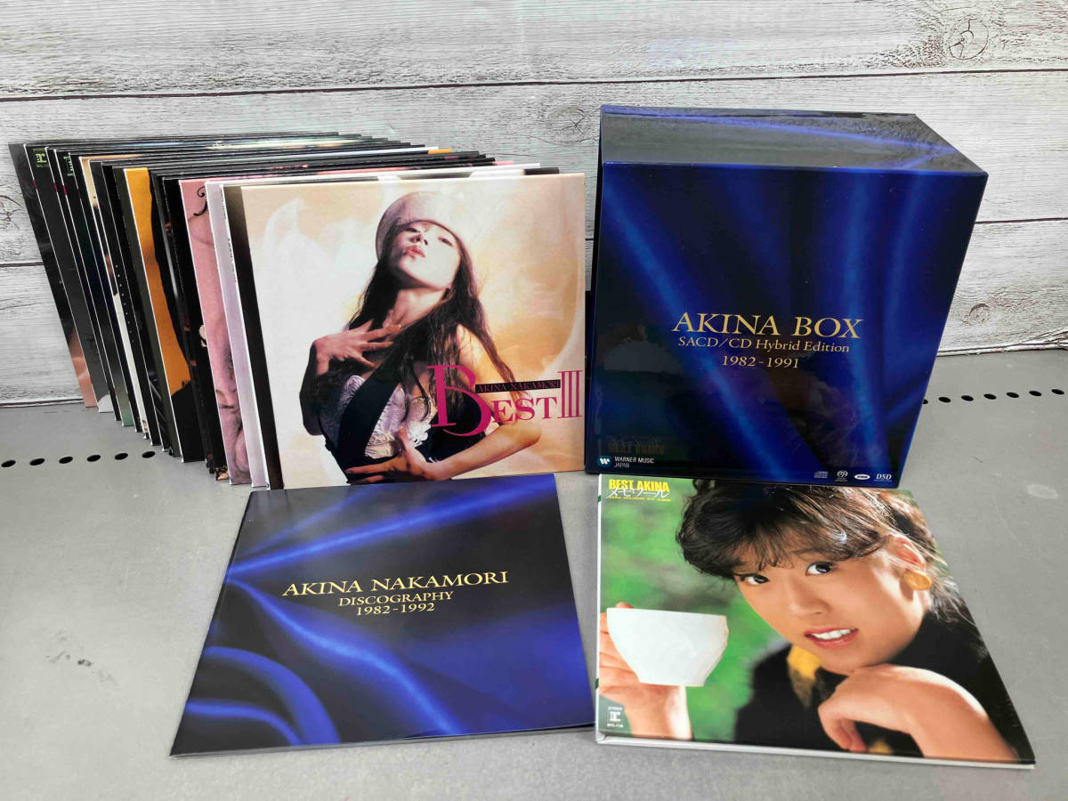 中森明菜 Cd Akina Box Sacd Cd Hybrid Edition 1982 1991 完全生産限定盤 紙ジャケット仕様