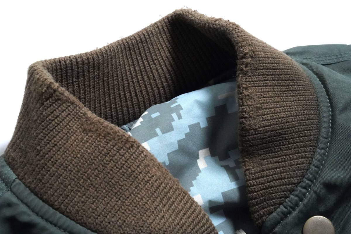 【新品/正規品】秋冬 サイズS DIESEL ディーゼル J-POWELL 大人のエイジングブルー ボンバージャケット ダメージ汚し加工 MA ...