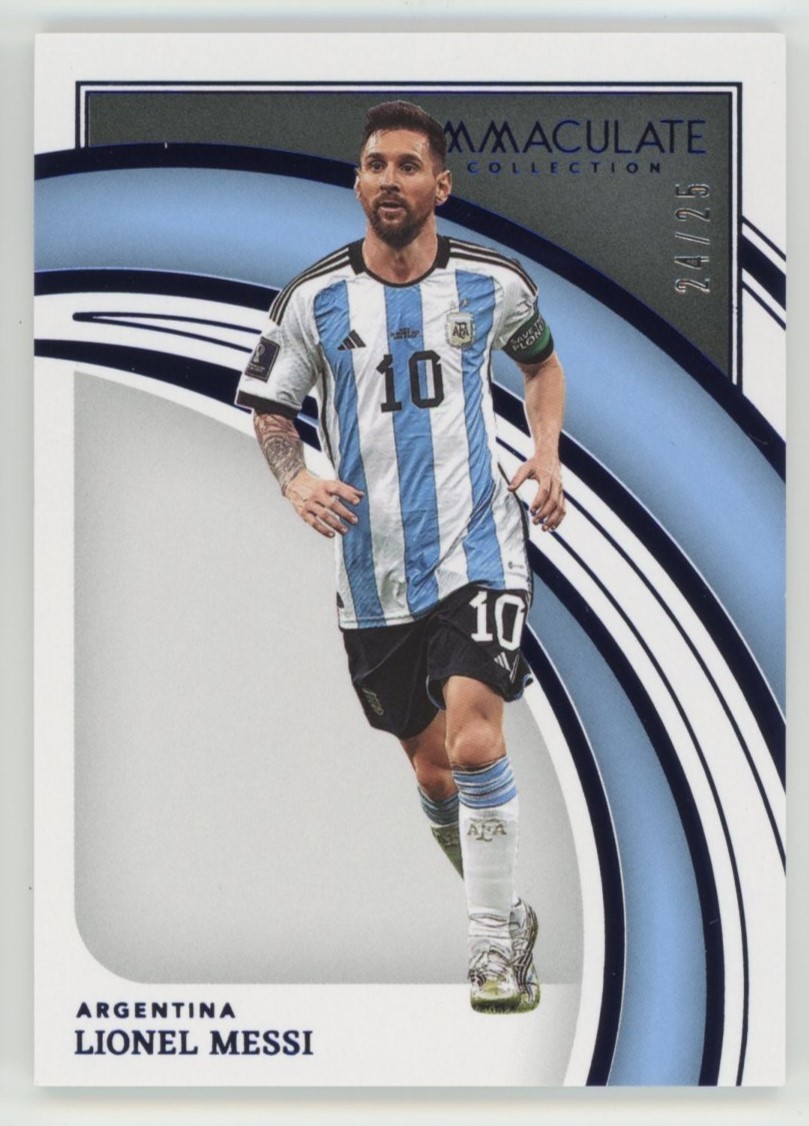 【Lionel Messi】2022-23 Panini Immaculate Collection Base Blue レギュラーパラレル ...