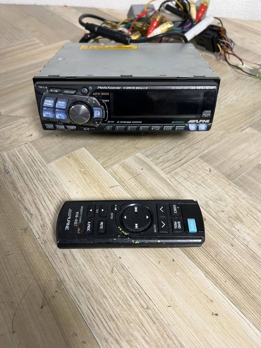 ALPINE CDA-9815J MP3/WMA 60w×4オーディオCD 中古品 /【Buyee】 Buyee - Japanese ...