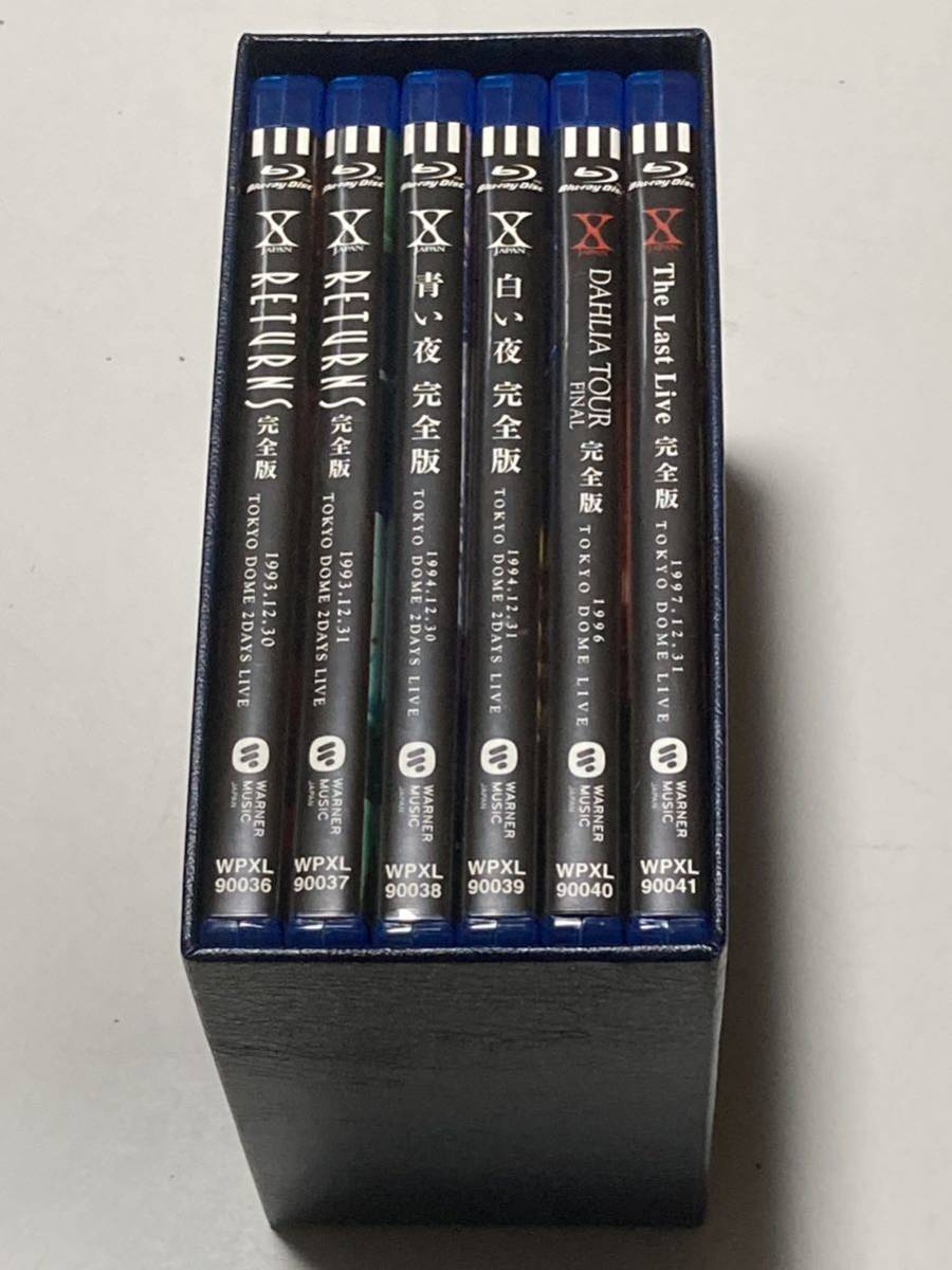 X JAPAN Blu-ray BOX 完全生産限定 6枚組 ブルーレイ YOSHIKI TOSHI HIDE PATA TAIJI ...