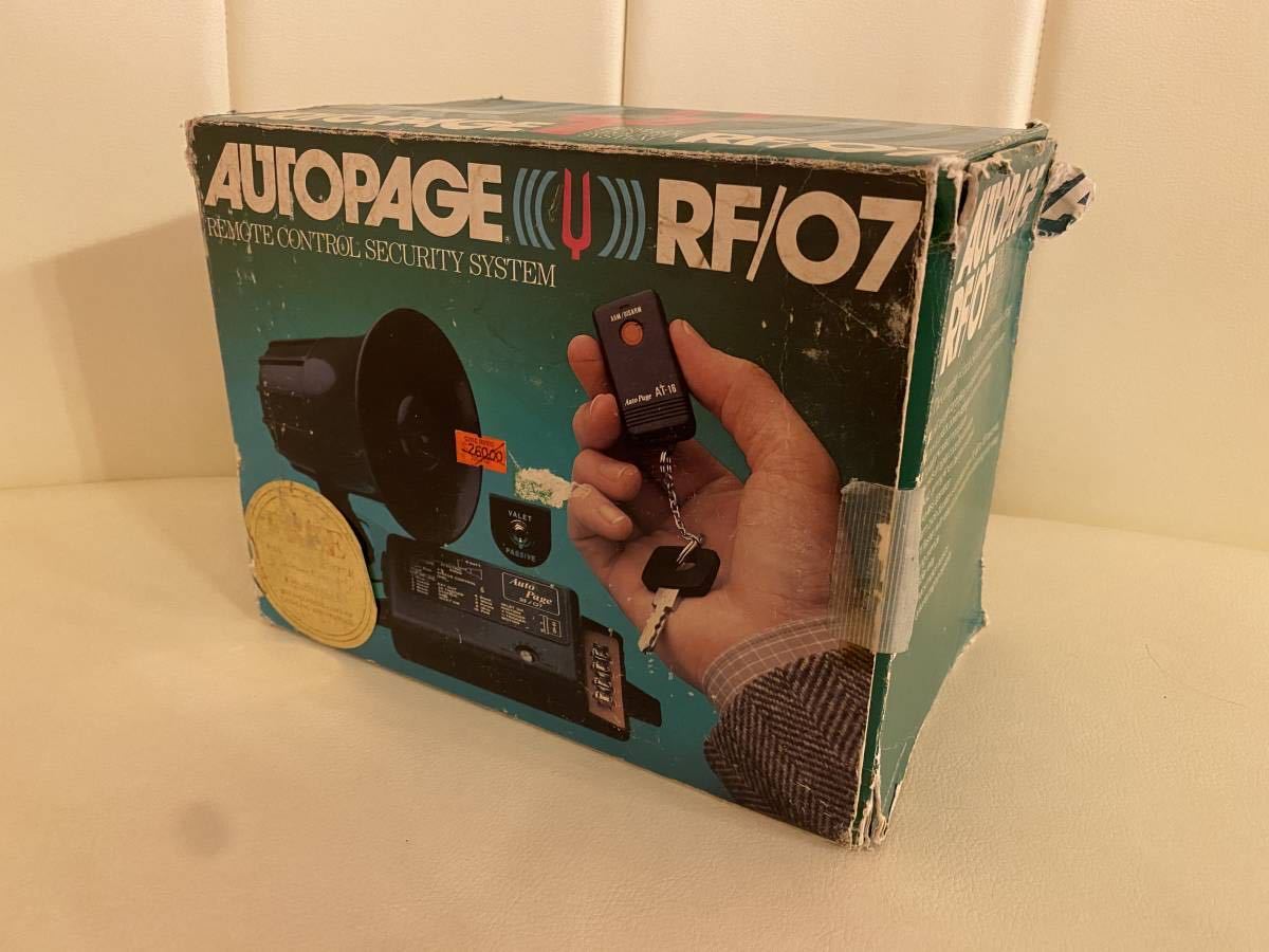 激レア品 1980年代 ビンテージ カーセキュリティ AUTOPAGE オートペイジ RF/07 1980年代 カーアラーム /【Buyee ...
