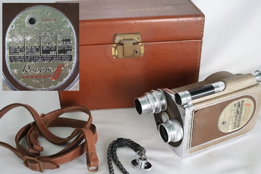 TB526レア 16mmカメラ Revere MAGAZINE16 MODEL26 革ケース付 撮影/フィルム/動画/ビンテージ/映像機器/映写機/現状品/古道具タグボート /【Buyee ...