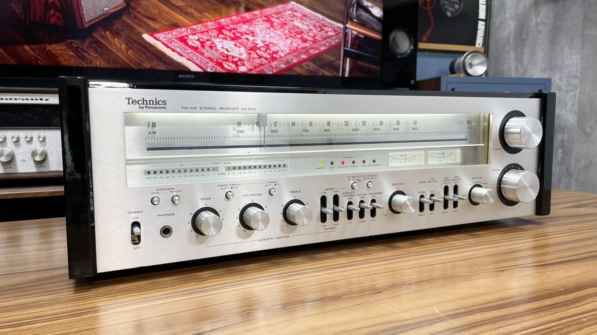 Technics テクニクス US SA-800 ステレオレシーバー レシーバーアンプ プリメインアンプ LED仕様 整備 メンテナンス品 トランス付き /【Buyee】 Buyee ...