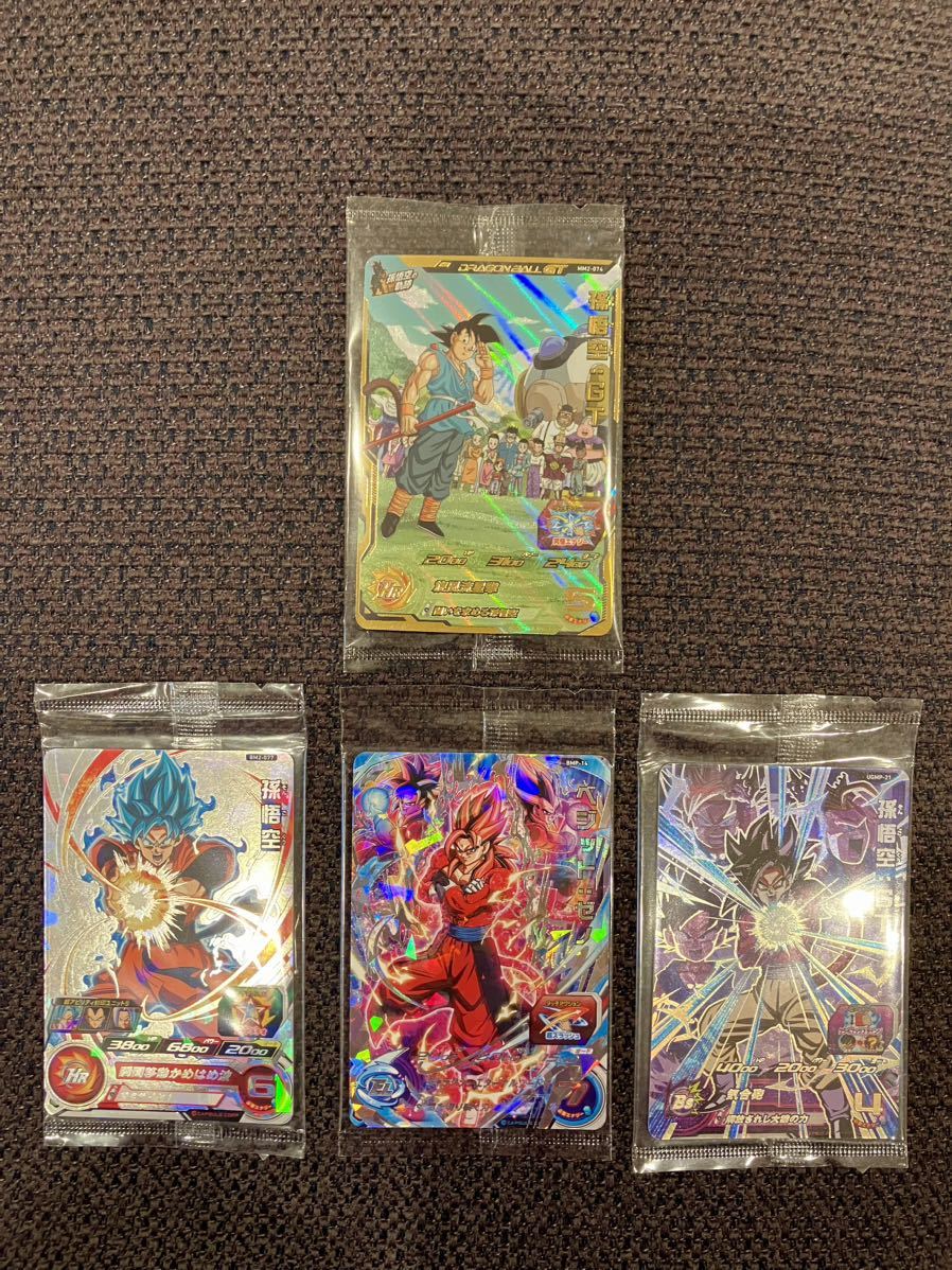 新品未開封4枚セット ☆匿名発送☆ 【送料無料】 MM2-074 孫悟空：GTBM2-077 孫悟空 BMP-14 ベジット：ゼノ UGMP-21 孫悟空：GT /【Buyee】 Buyee ...