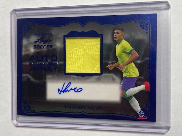 2022 Leaf Ultimate Soccer Jersey Autograph Thiago Silva /35 チアゴ・シウバ 実使用 ...