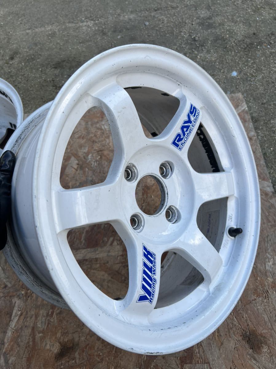 TE37 14インチ 6.5j+15 2本セット RAYS te37 6.5j 15 pcd100 4h レイズ 軽量 /【Buyee】 Buyee - Japanese Proxy ...