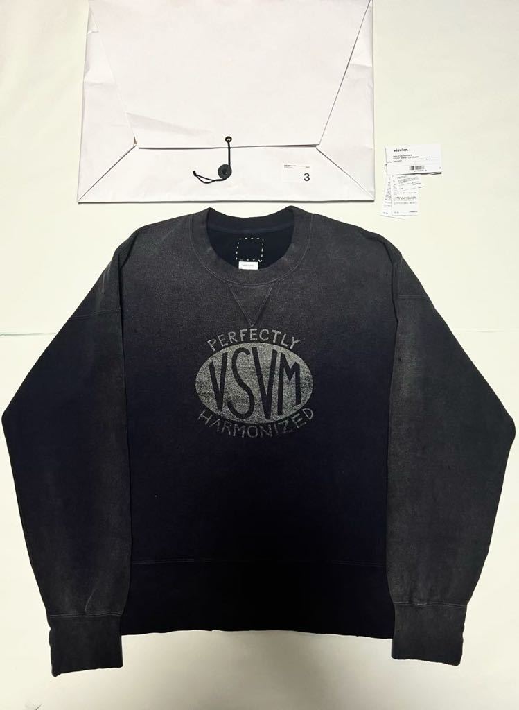 即完売 24ss visvim COURT SWEAT L/S CRASH SIZE/3 ビズビム スウェット クラッシュ トレーナー AMPLUS 中村ヒロキ IRIS THORSON 新作 ...