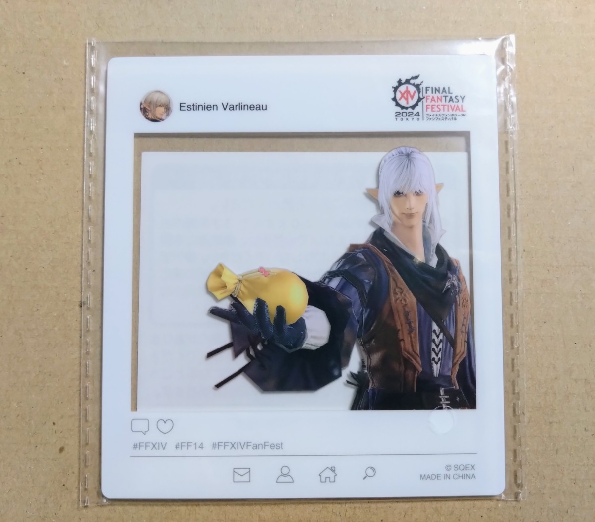 ファイナルファンタジー14 FF14 ファンフェス 限定 アクリルカード エスティニアン ファンフェスティバル FINAL FANTASY ...