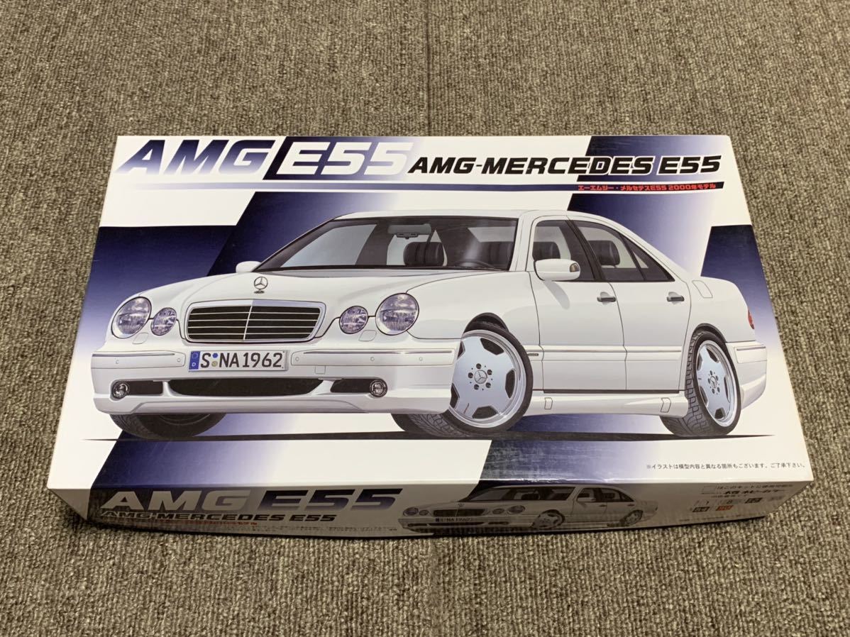 1/24 フジミ AMG メルセデス ベンツ E55 リアルスポーツカー 未組立 絶版 旧車 当時物 FUJIMI Mercedes Benz ...