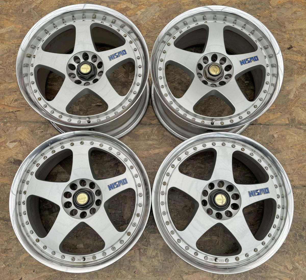 【超希少！】NISMO RAYS LM GT2 18インチ 8J＋33 9J＋35 114.3 5穴 ニスモ レイズ LM-GT2 ホワイト ...