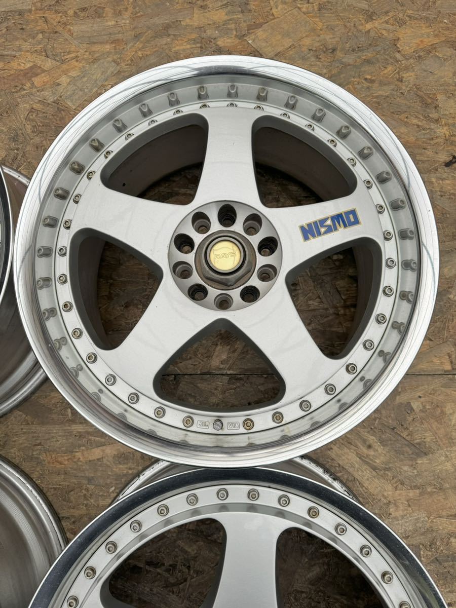 【超希少！】NISMO RAYS LM GT2 18インチ 8J＋33 9J＋35 114.3 5穴 ニスモ レイズ LM-GT2 ホワイト ...