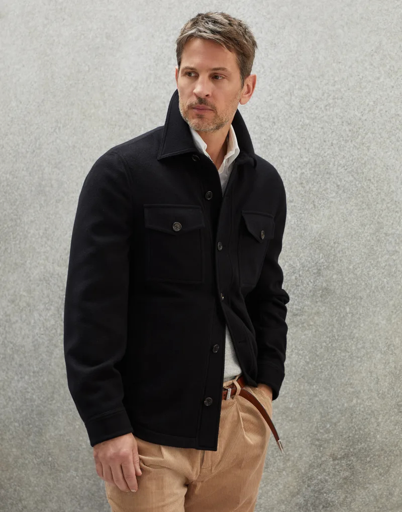 23AW 新作 ブルネロクチネリ 撥水性 軽量 カシミヤ オーバーシャツ ジャケット 48 定価100万 / 2023AW Brunello Cucinelli コート S /【Buyee ...