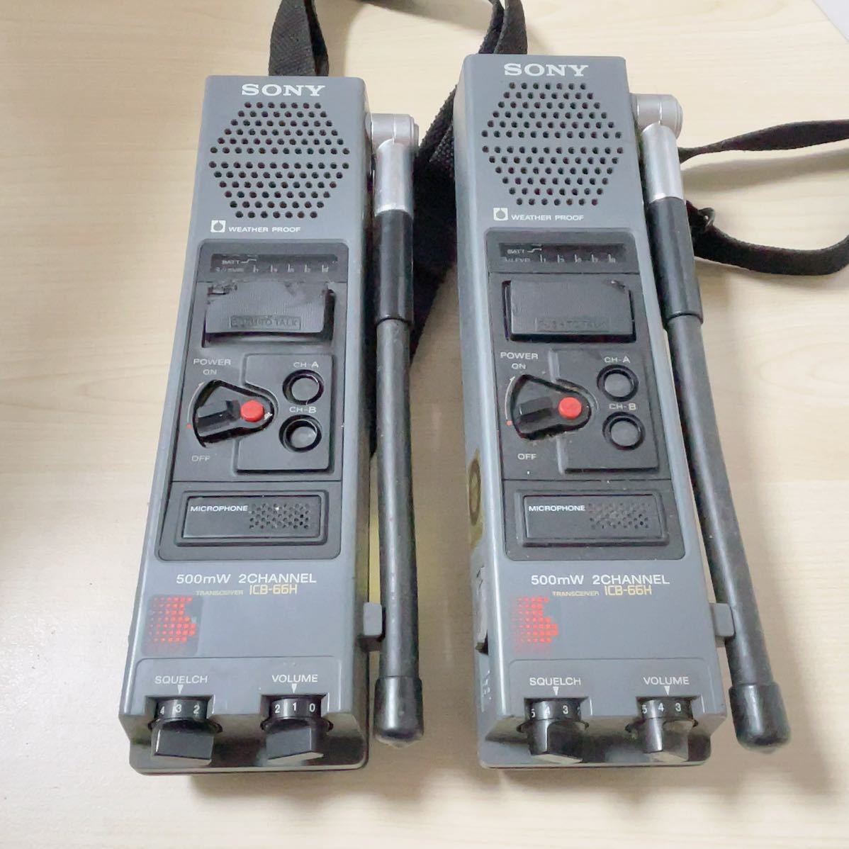 SONY ソニー トランシーバー 無線機 ICB-66H 2ch 市民ラジオ 2チャンネル ハンディ ジャンク KD /【Buyee ...