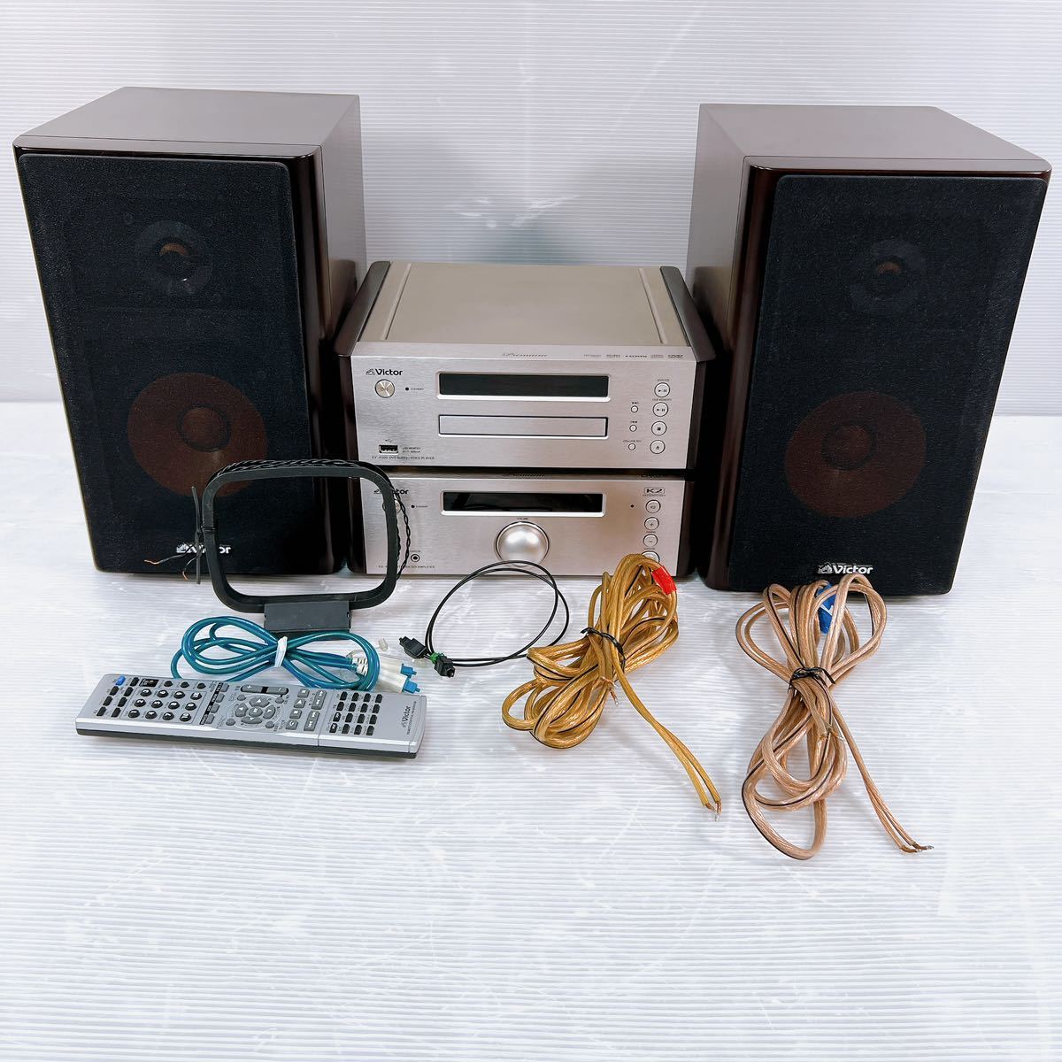 稀少品 VICTOR EX-A300 ウッドコーン オーディオ システム XV-A300 RX-A300 SX-WD300 フルシステム 最 ...