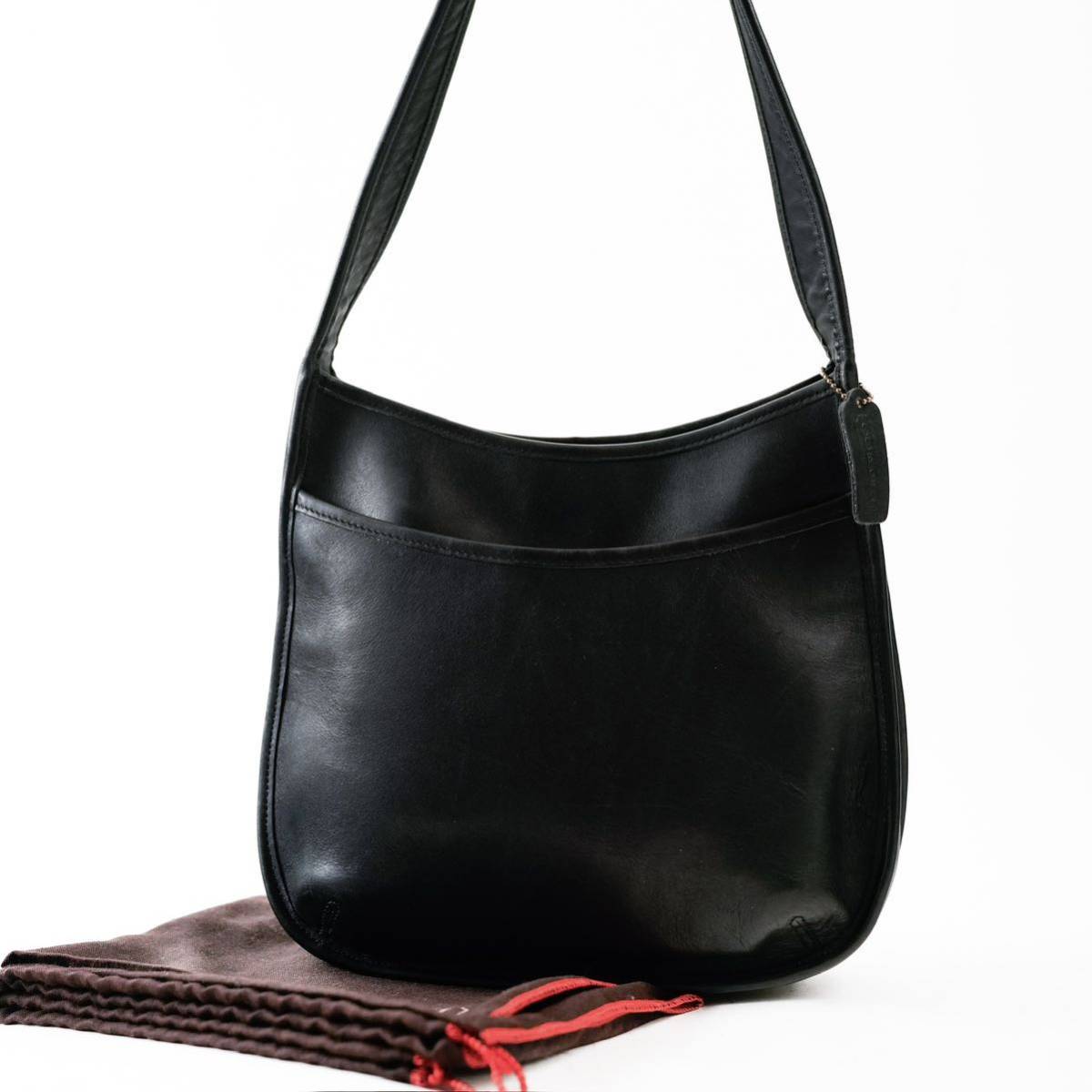 極美品 VINTAGE COACH オールドコーチ エルゴ HOBO ヴィンテージ レザー 本革 ヴィンテージコーチ 古着 黒 ブラック 9047 9025 /【Buyee】 Buyee ...