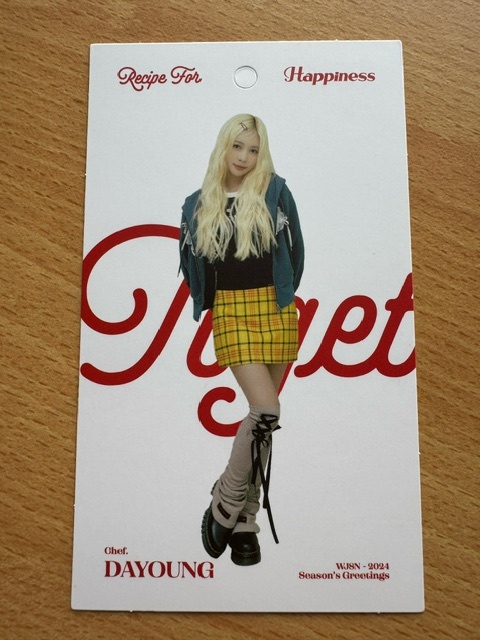 DAYOUNG（ダヨン） レシピカード 宇宙少女（WJSN） 2024 SEASON'S GREETINGS 公式グッズ 韓国 K-POP /【Buyee】 Buyee - Japanese ...