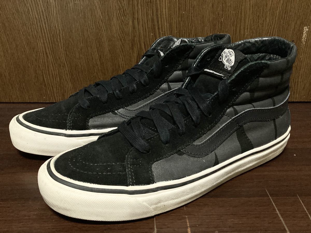 VANS Sk8 Hi SKATE バンズ ヴァンズ スケート ハイ スニーカー UNDEFEATED UNDFTD 別注 コラボ ブラック ...