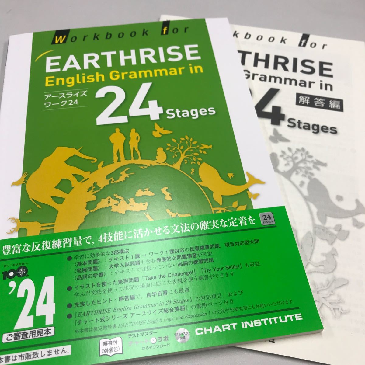 EARTHRISE English Grammar in 24 Stages Workbook 数研出版 /【Buyee】