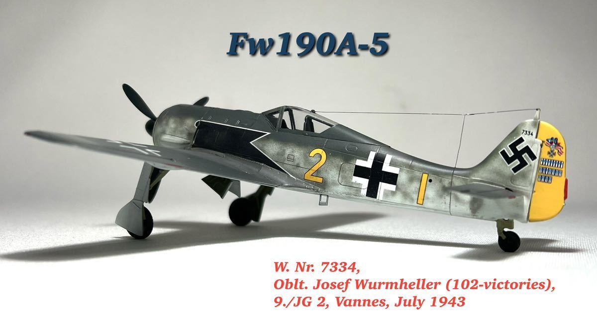 ☆ フォッケウルフ Fw190A-5 'Josef Wurmheller' 1/72ハセガワ×eduard 製 完成品☆ /【Buyee ...
