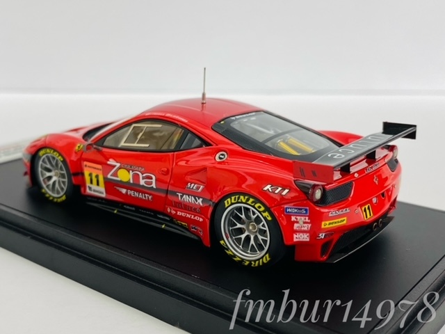 ＜未展示＞MAKE UP メイクアップ・EBBRO エブロ 1/43 JIM GAINER DIXEL DUNLOP 458 SUPER ...