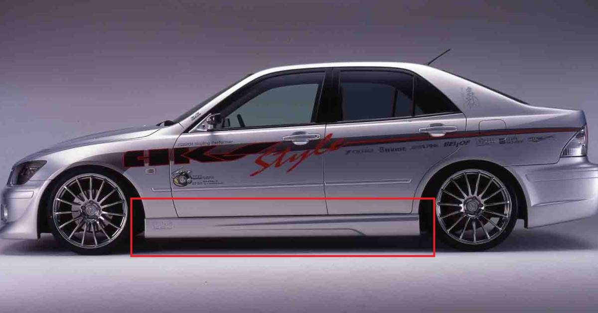 【新品】HKS アルテッツァ サイドステップ SXE10 GXE10 side step bumper spoiler body kit ...