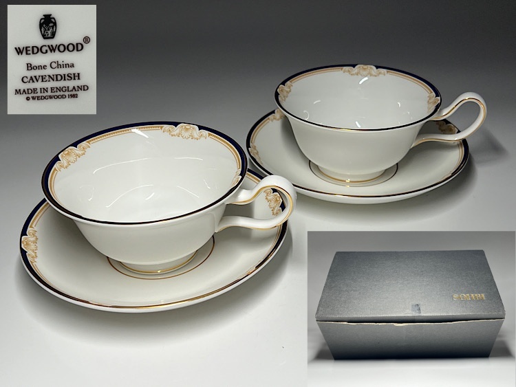 【瑞】ウェッジウッドWEDGWOOD CAVENDISH カップ＆ソーサー2客セット /【Buyee】 Buyee - Japanese Proxy Service | Buy from Japan!