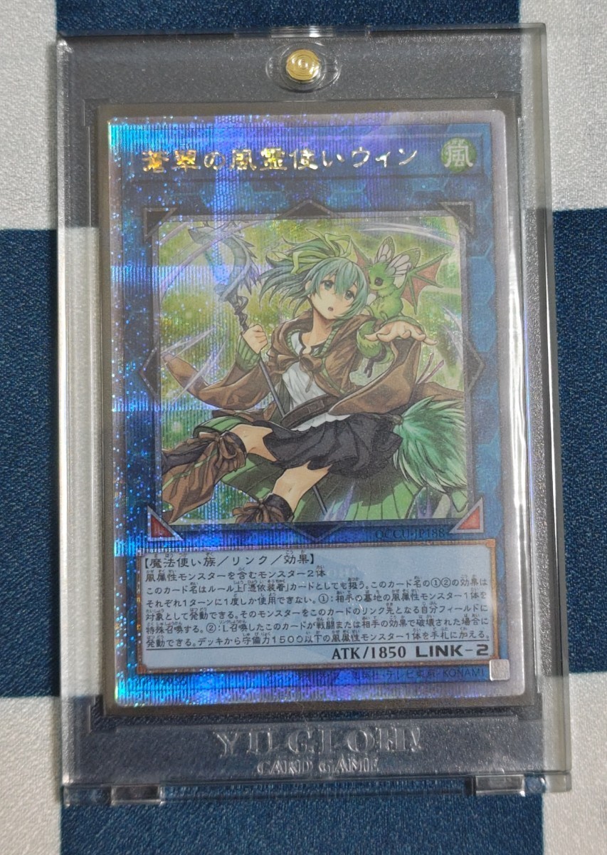 遊戯王OCG 蒼翠の風霊使いウィン 遊戯王 25th クォーターセンチュリーシークレットレア QCCU-JP188 クロニクル ユニティー side:UNITY /【Buyee】 Buyee ...
