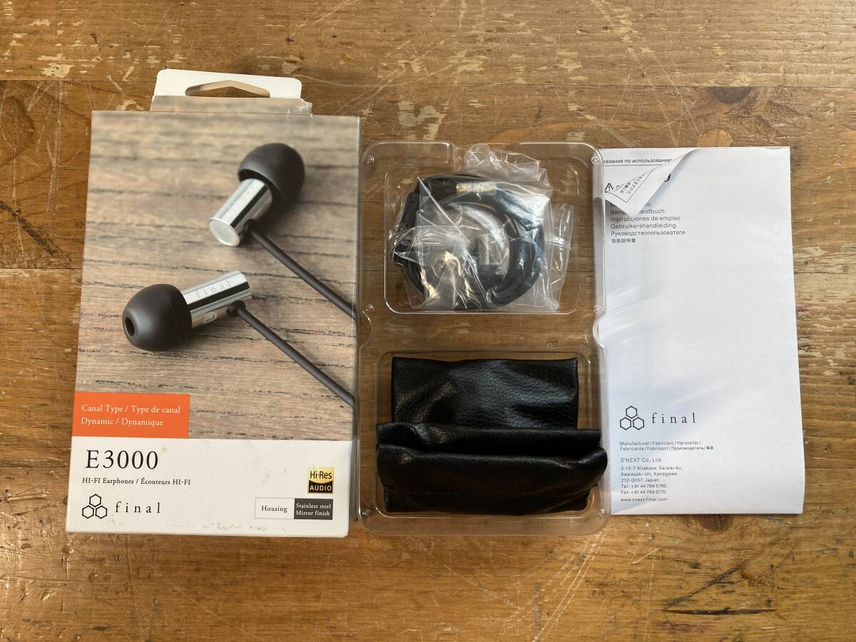 未使用？ final カナル型 イヤホン E3000 FI－E3DSS 22414 イヤフォン Hi-Res AUDIO ハイレゾ /【Buyee】 Buyee - Japanese ...