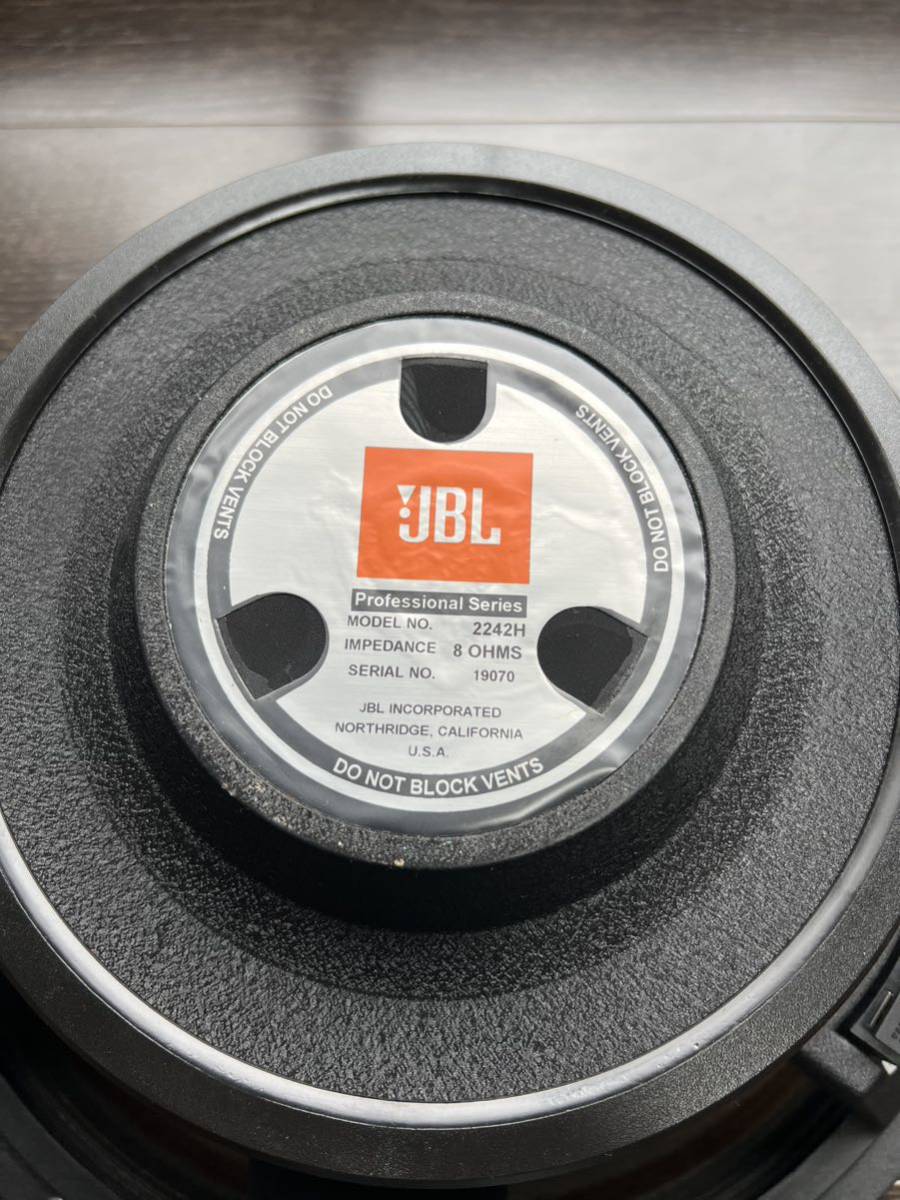 JBL 46cmコーン型ウーファーユニット 2242H 8Ω ジェイビーエル スピーカー 4本 /【Buyee】