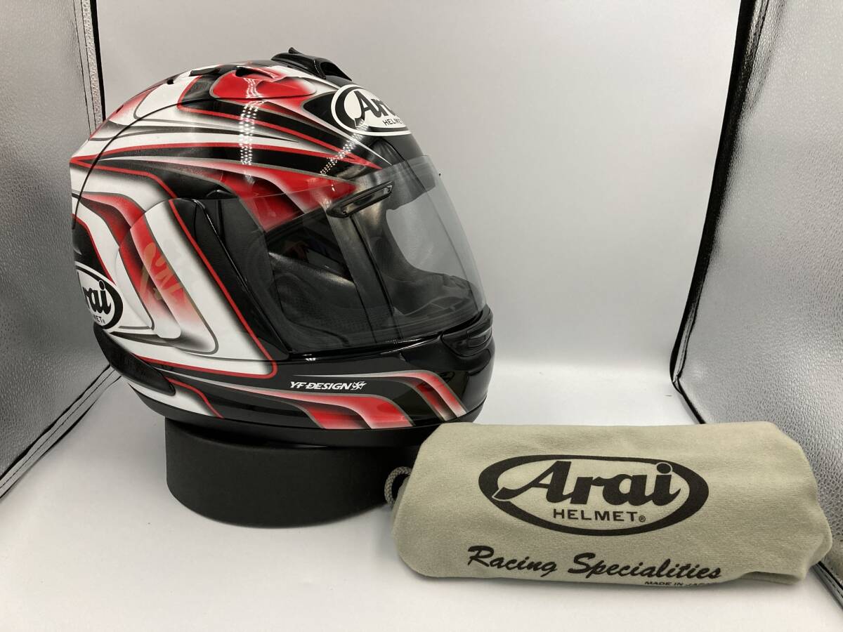 アライ Arai RX7 RR5 RX7-RR5 RX-7 RRV AOYAMA GP アオヤマ 青山 レッド フルフェイス ヘルメット S ...