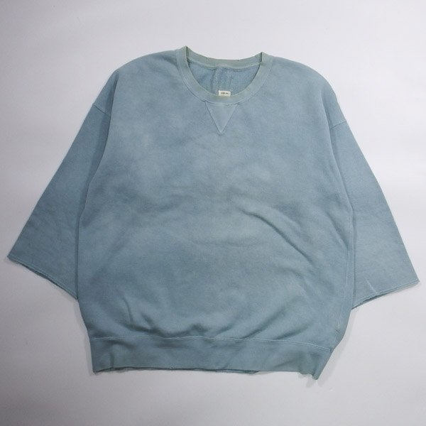 18aw visvim JUMBO SWEAT CREW 3/4 UNEVEN DYE LT.BLUE 3 /【Buyee】 Buyee - Japanese Proxy Service ...