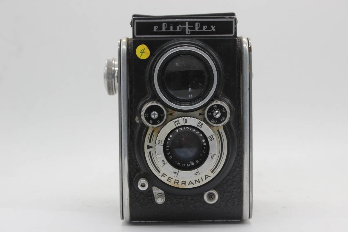 【訳あり品】 Elioflex FERRANIA OFFICINE GALILEO MONOG 85mm F8 二眼カメラ s7460 ...