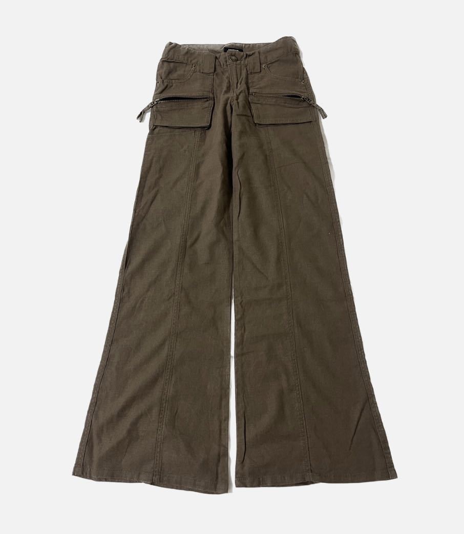 00s Japanese label flare cargo pants y2k Goa lgb share spirit 14th ...
