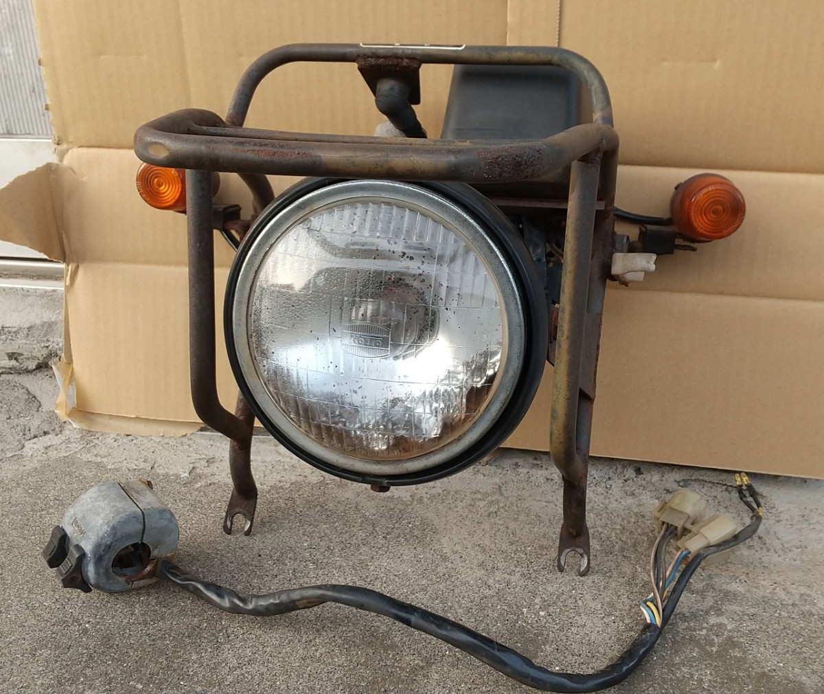 純正 ヤマハ YAMAHA AG200 ヘッドライト メーター 周り他 1FE 3GX XT200 XT125 セロー225 TW200 ...